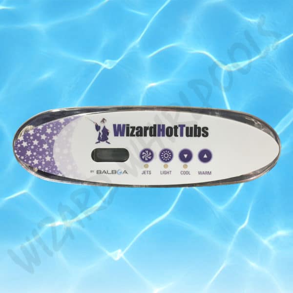 Balboa VL260 Topside Touchpad & Overlay - Wizard Hot Tubs