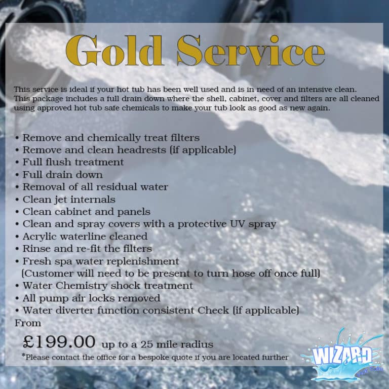 Wizard Gold Service - Wizard Hot Tubs