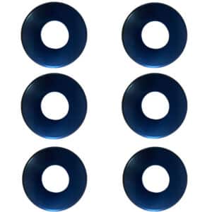 Whirlpool Bath Black Jet Covers x 6 - Wizard Hot Tubs